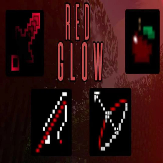 Red Glow Minecraft Resource Pack | PvP Resource Pack