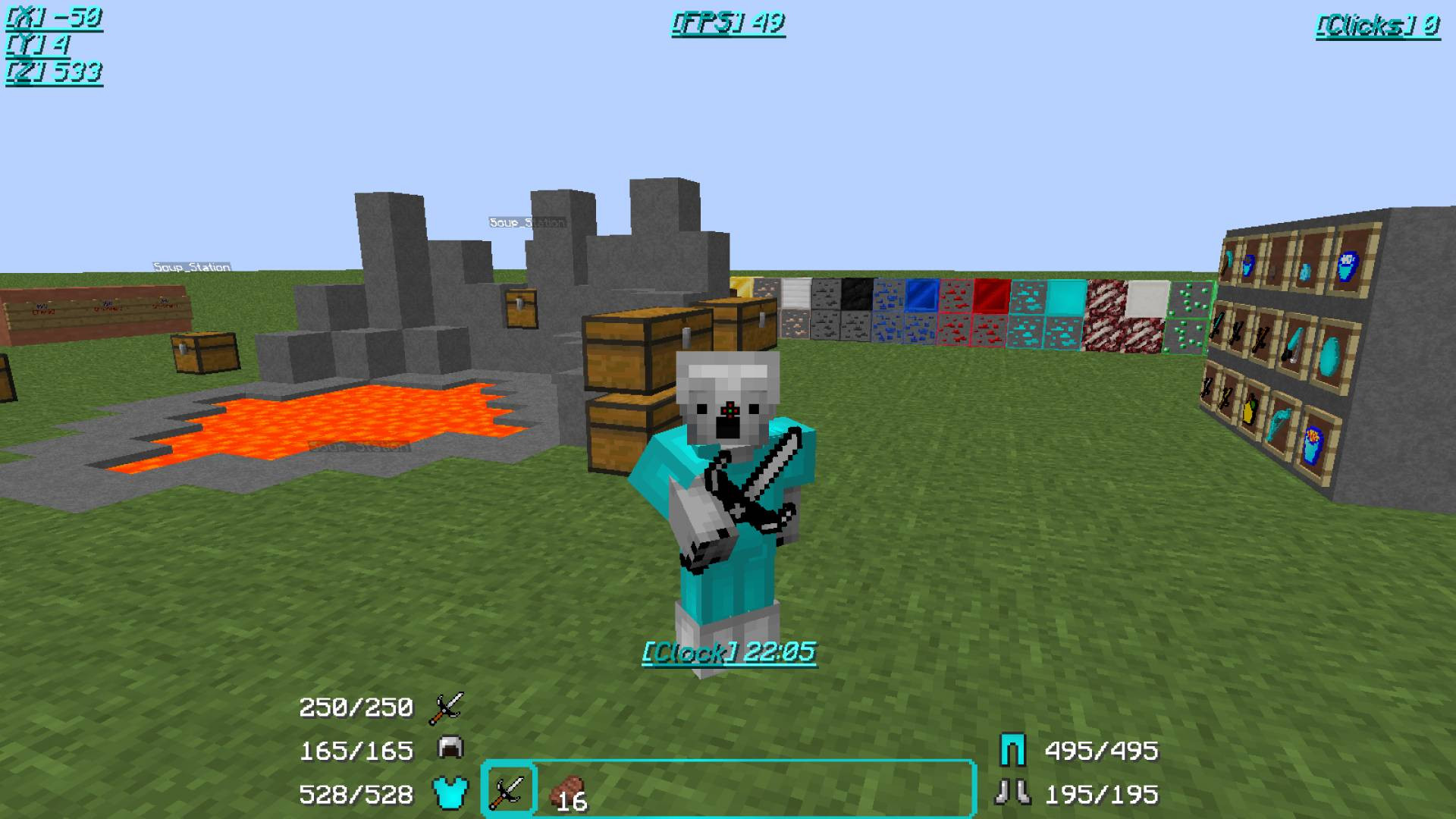 BLUE SMOOTH PVP PACK Minecraft Resource Pack | PvP Resource Pack
