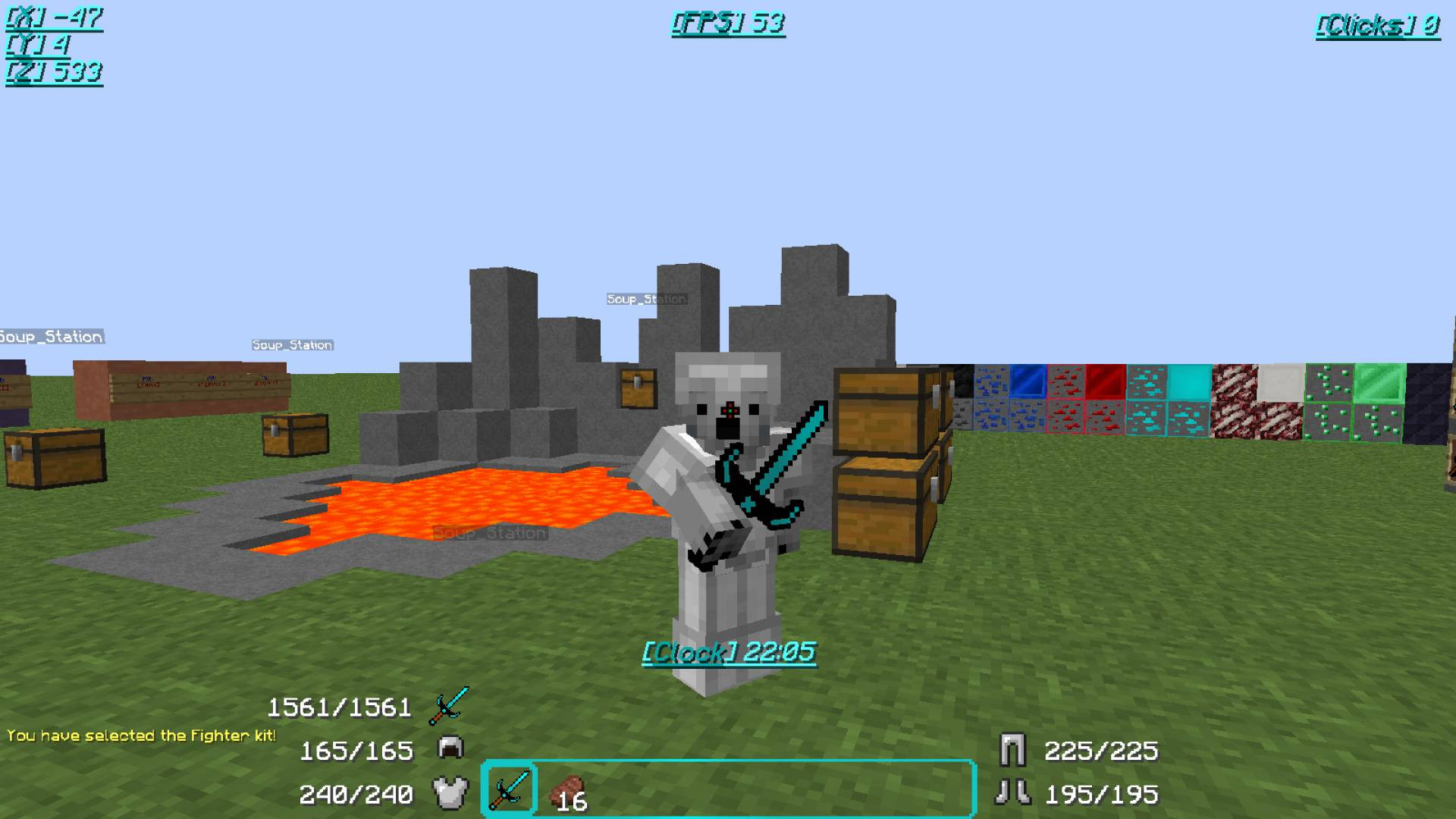 BLUE SMOOTH PVP PACK Minecraft Resource Pack | PvP Resource Pack